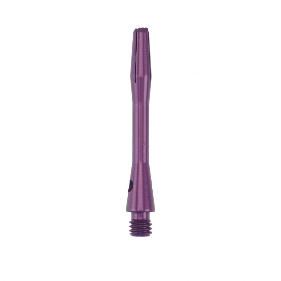 Short Purple Aluminum Shafts - TheDartShop.com
