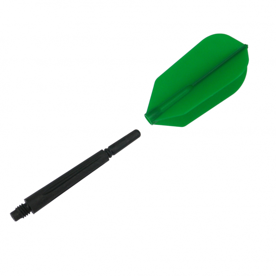 Fit Flight Original Green Super Slims - TheDartShop.com