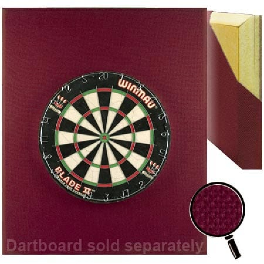 Red Soft Fiberglass Backboard - TheDartShop.com